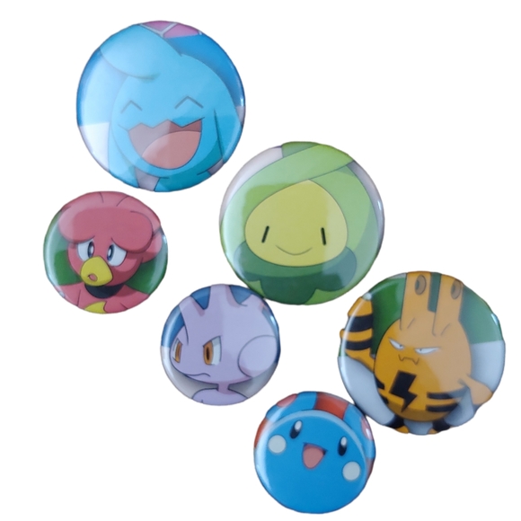 Toys | Pokemon Buttons | Poshmark
